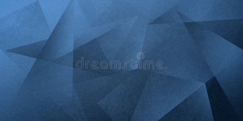 Abstract Blue Background Design with Triangle Blocks in Geometric ...