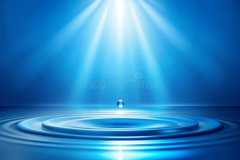 Abstract Blue Background with Drop Shadow Elegant Product Presentation ...