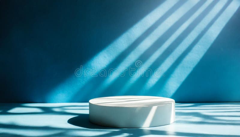 Abstract Blue Background with Drop Shadow and Light Backdrop for ...