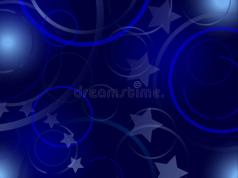 Abstract Blue Background with Elements of European Union Flag Stock ...
