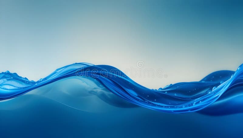 Tranquil Blue Motion: a Smooth Abstract Wave Design for Modern Visual ...