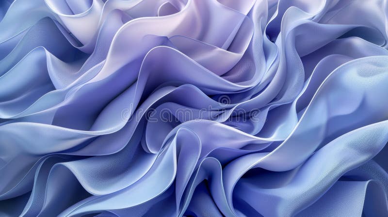 Abstract Blue Background with Folded Cloth Macro, Ruffled Wallpaper ...