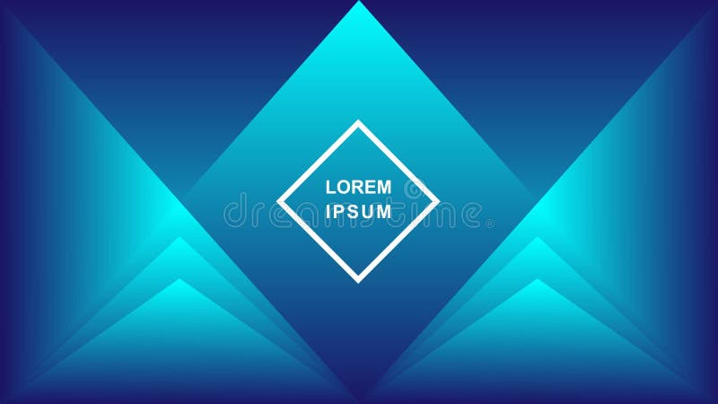 Abstract Blue Background with Geometric Design Stock Illustration ...