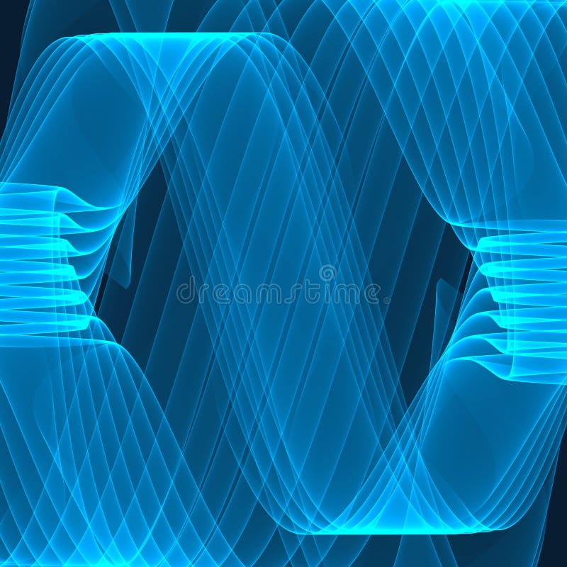 Abstract Blue Background. Geometric Pattern in Blue Colors. Blue Light ...