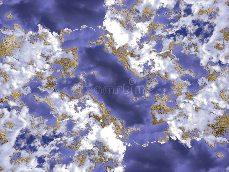 Abstract Blue Background with Gold Powder Stock Image - Image of liquid ...
