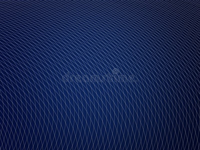 Abstract Blue Background. Grid, Lines and Gradients Stock Illustration ...