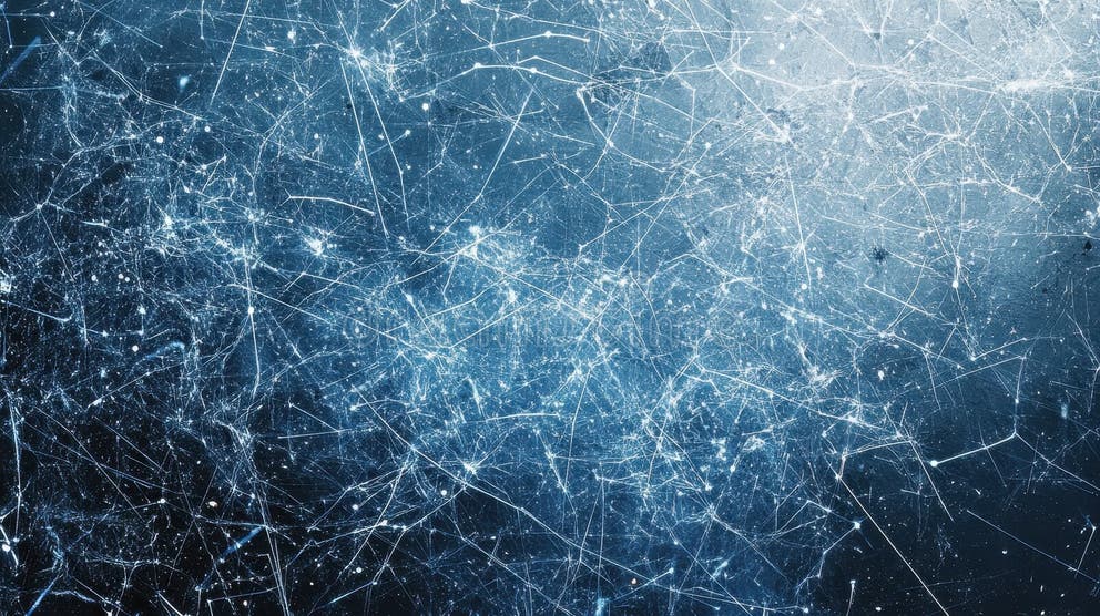 Abstract Blue Background with Intricate, Web-like Patterns Resembling ...