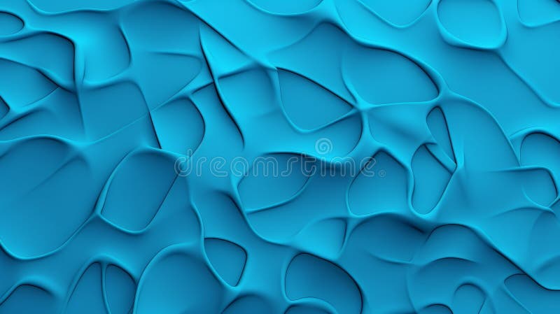 Abstract Blue Background with Irregular Curvilinear Forms Stock ...