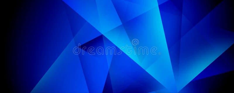 Abstract Blue Background with Layers of Transparent Shapes in Random ...