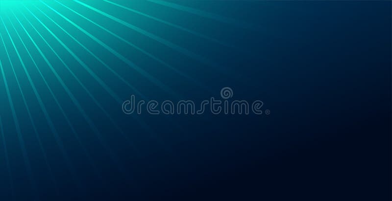 Abstract Blue Background with Light Rays Falloff Stock Vector ...