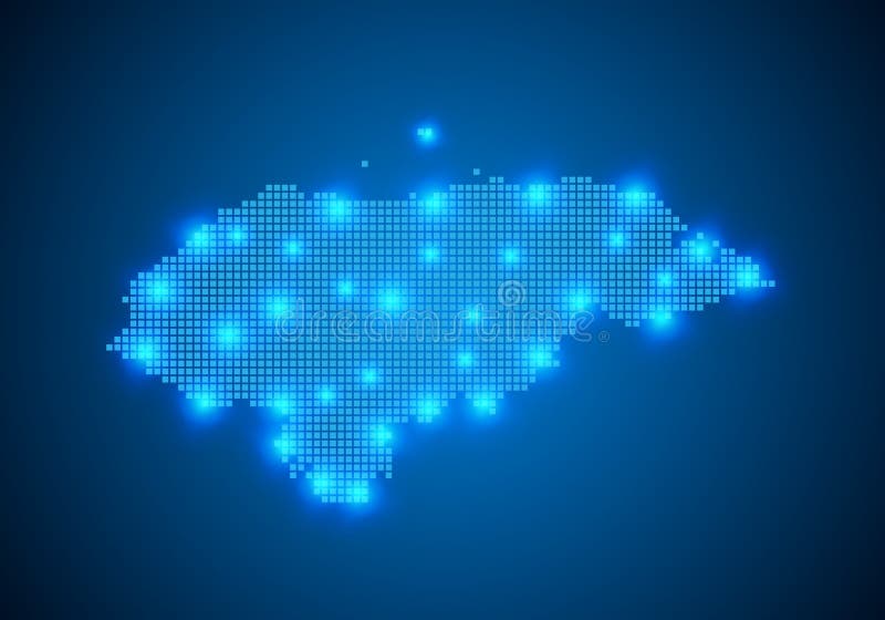 Modern of Honduras Map Connections Network Design, Best Internet ...