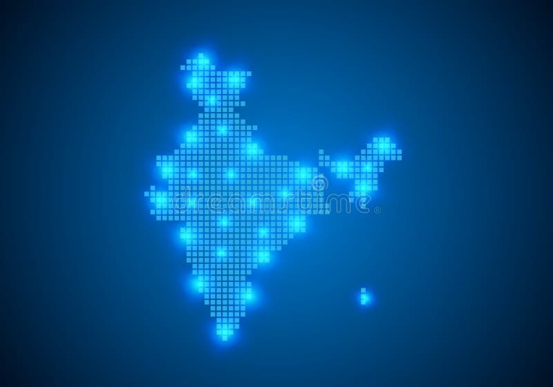 India Map Dot Stock Illustrations – 635 India Map Dot Stock ...