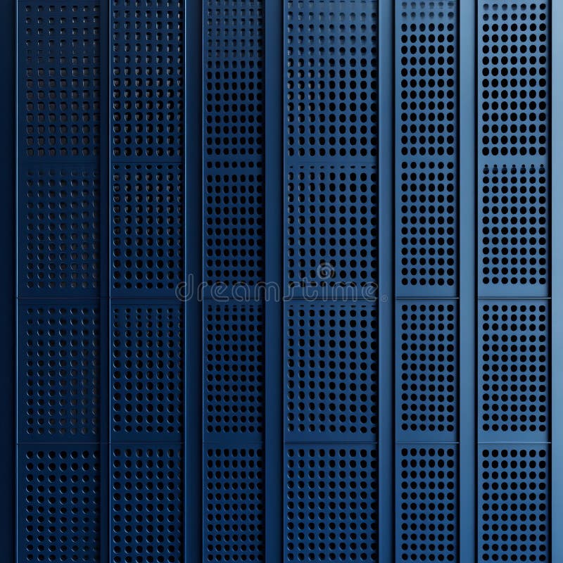 Abstract Blue Background with Metal Grid. Vector Illustration. Eps 10 ...