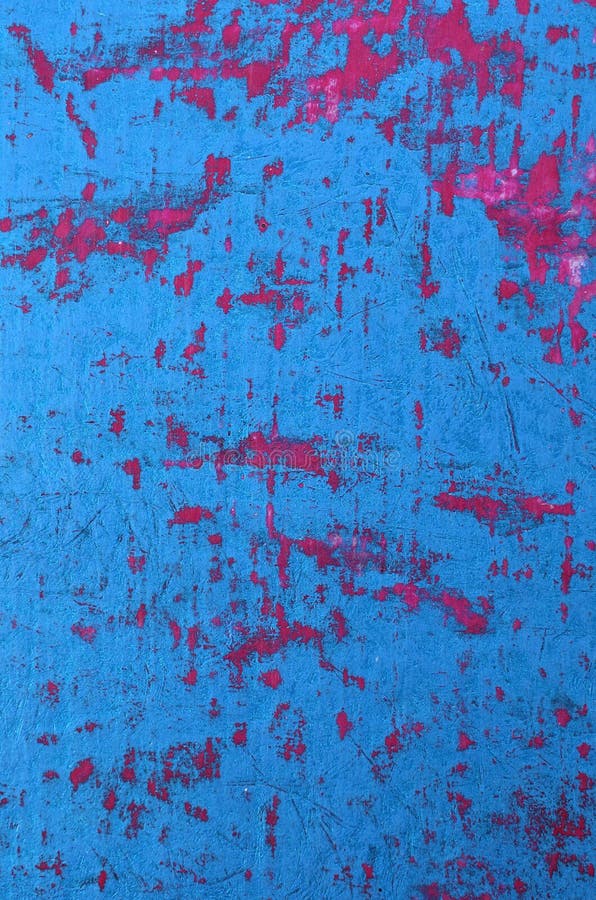 Abstract Blue Background with Metallic Effect on a Reddish Background ...