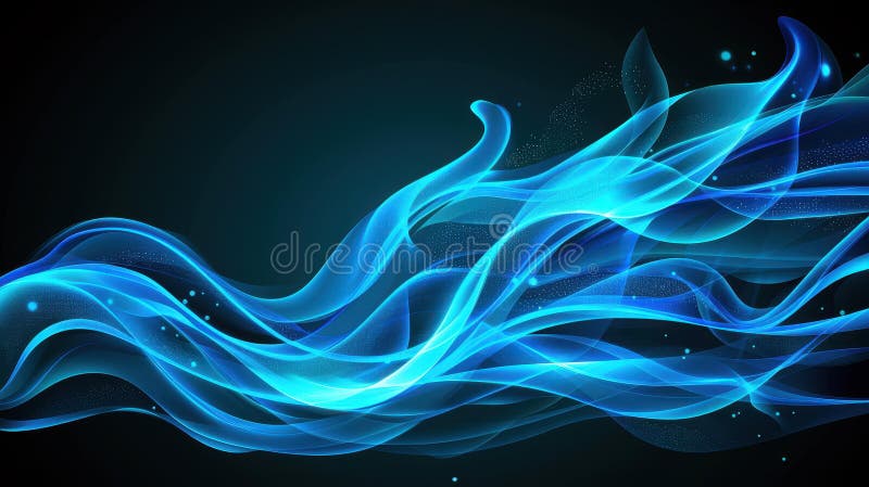 Abstract Blue Background with Modern Vector Graphics Stock Illustration ...