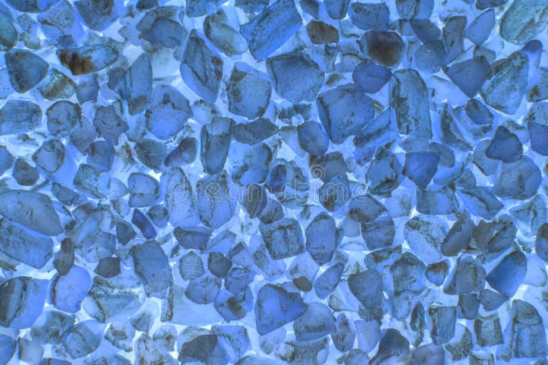 Abstract Blue Background Pebbles Scattered Coarse Stock Photo - Image ...