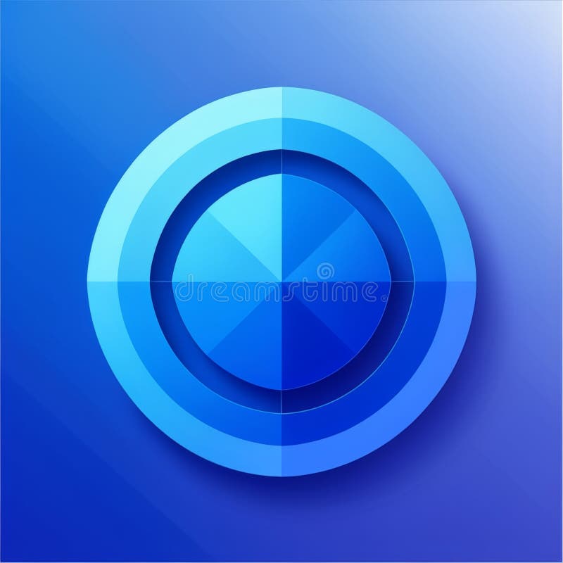 Abstract Blue Background with Polygonal Elements. Vector Illustration ...