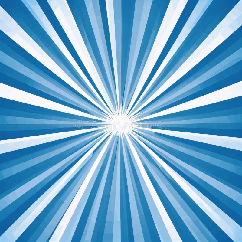 Abstract Blue Background with Radial Rays. Vector Illustration Stock ...