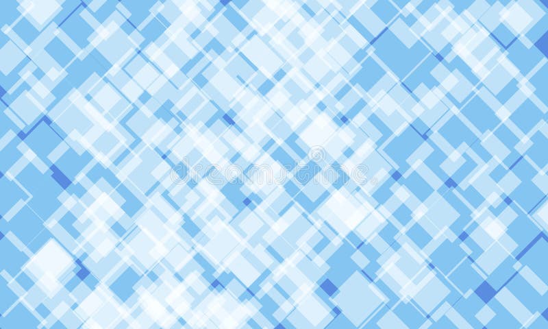 Abstract Blue Background with Random Rhombuses Stock Vector ...