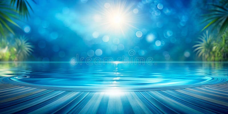 Abstract Blue Background Relax Concept Generative by AI Stock ...