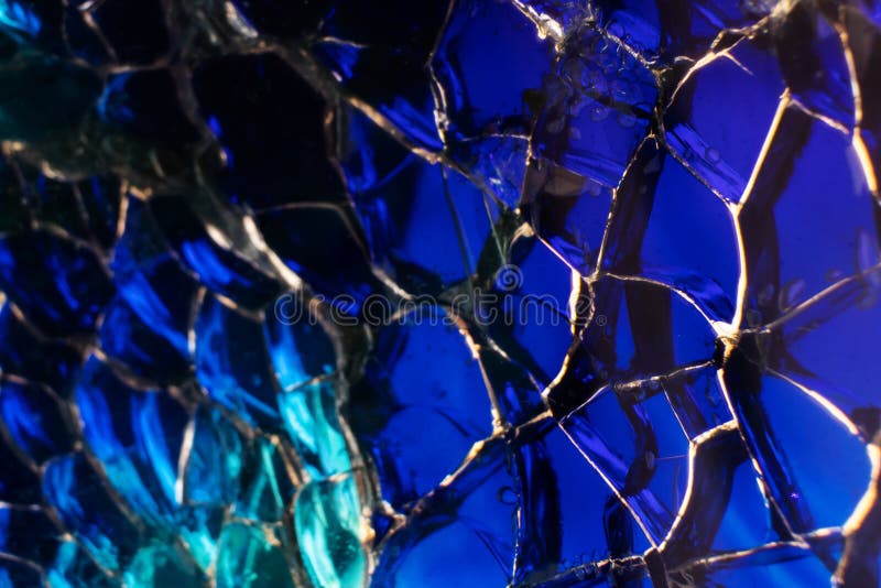 Abstract Blue Background - Small Glass, Artistic Glass Processing ...