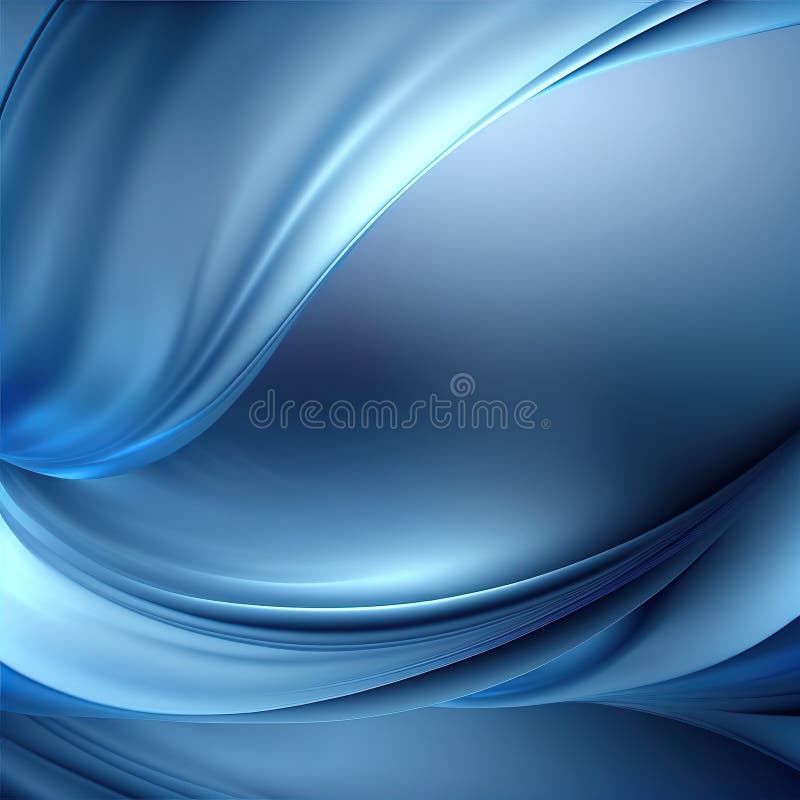 Abstract Blue Background with Smooth Line Stock Illustration ...
