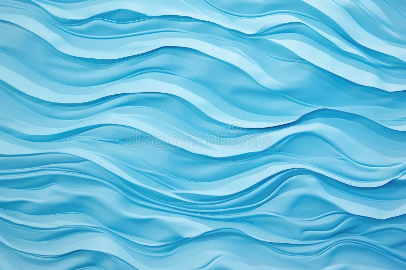 Abstract Blue Background with Smooth Lines in it. 3d Rendering, Blue ...