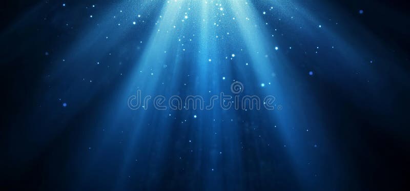 Abstract Blue Background with Spotlight Effect. Generative AI. Stock ...
