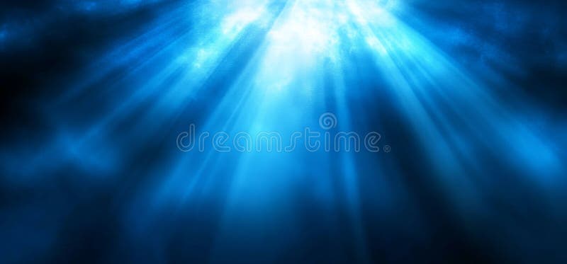 Abstract Blue Background with Spotlight Effect. Generative AI. Stock ...