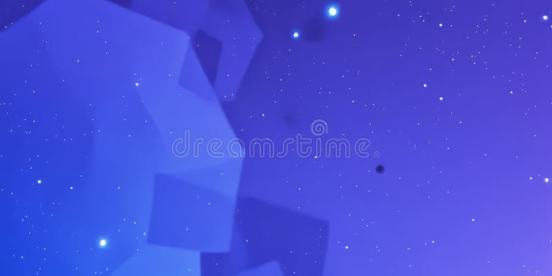 Abstract Blue Background with Stars Stock Illustration - Illustration ...