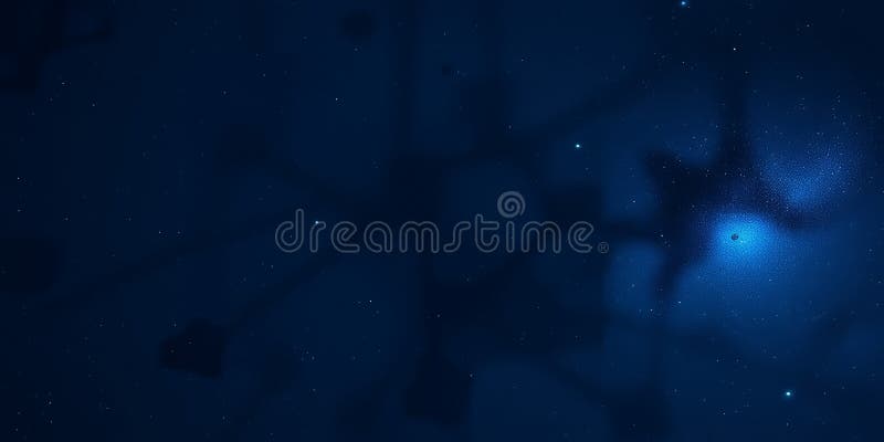 Abstract Blue Background with Stars Stock Illustration - Illustration ...
