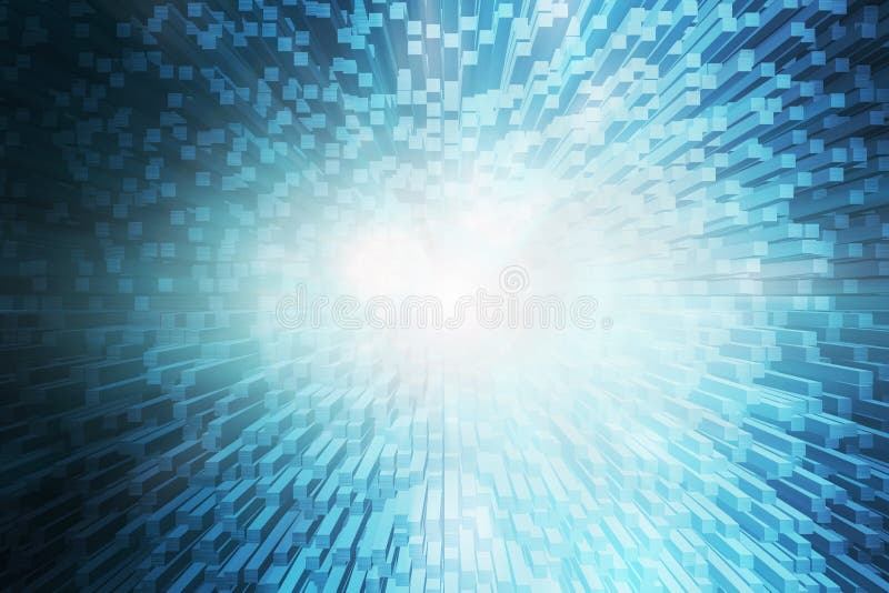 Abstract blue background stock illustration. Illustration of glow ...