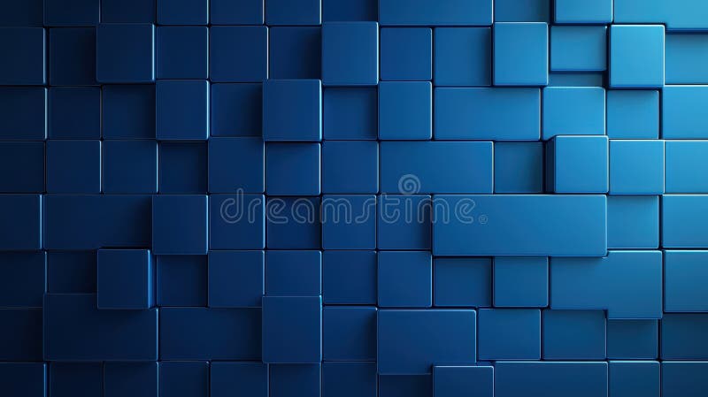 Abstract Blue Background with Subtle Squares, Modern and Futuristic ...
