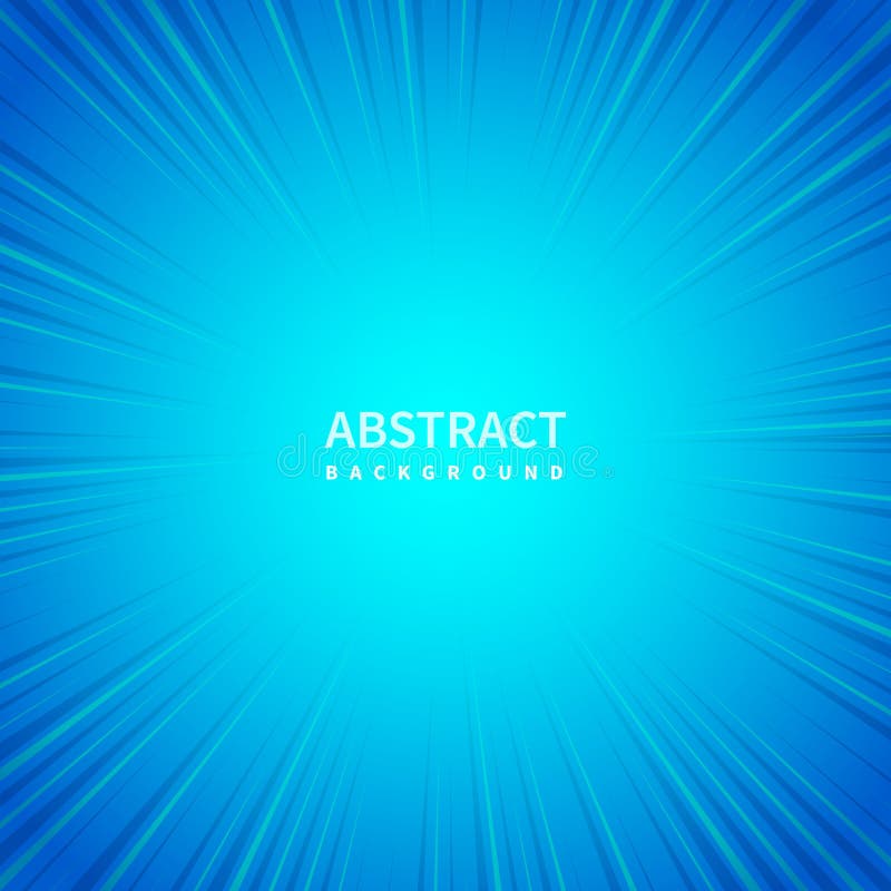 Abstract Blue Background with Sunburst Stock Vector - Illustration of ...