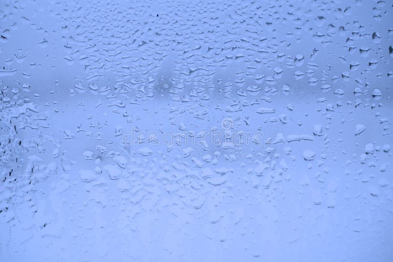Abstract Blue Background. Sweaty Glass Texture Stock Image - Image of ...