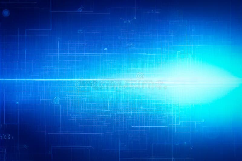 Abstract Blue Background Technology Background Futuristic Information Technology Image