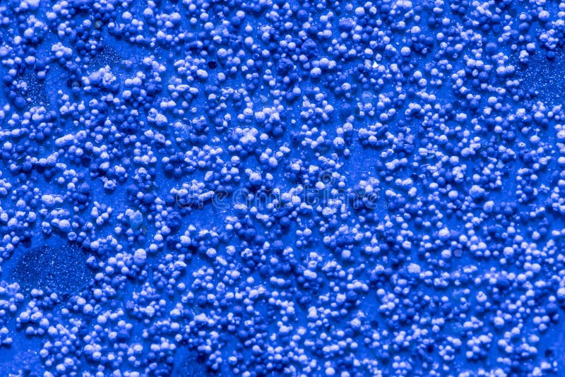 Abstract Blue Background with Textured Small Particles, Pebbles and ...