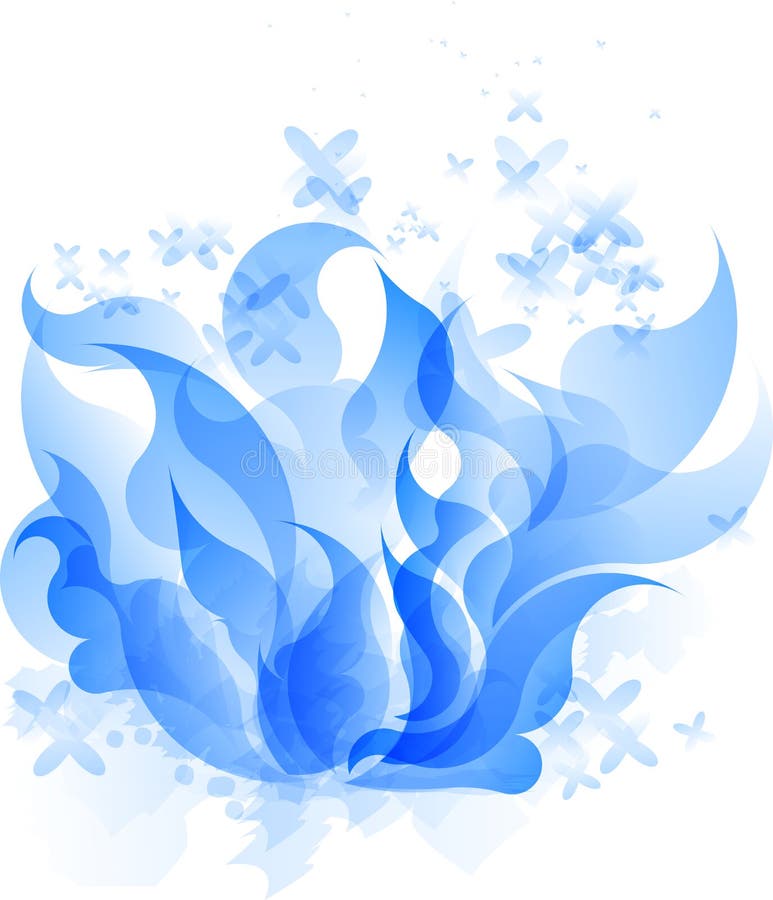 Abstract Blue Background with Transparency. Stock Vector - Illustration ...