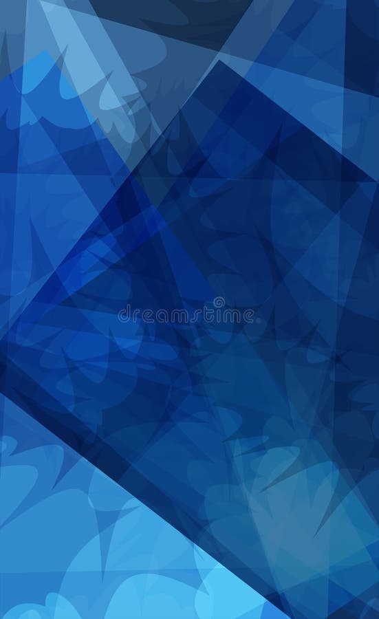 Abstract Blue Background Triangle Pattern and Blocks in Diagonal Lines ...