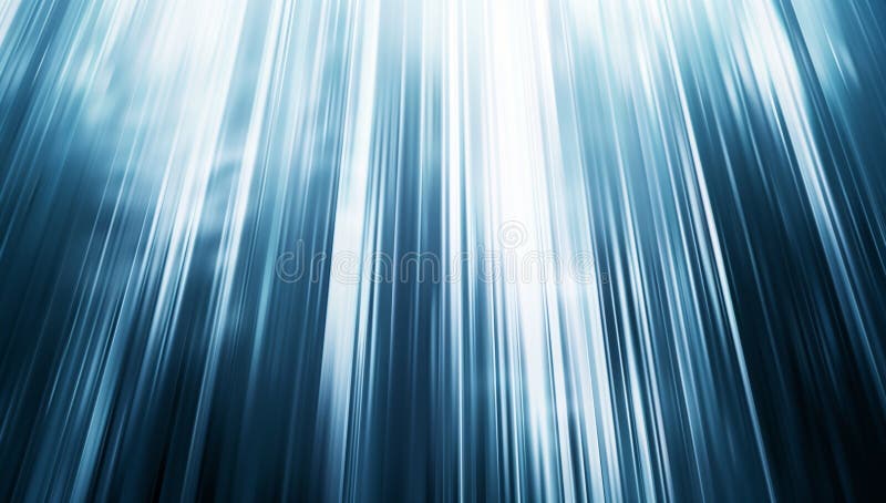 Abstract Blue Background with Vertical Lines and Rays of Light, High ...