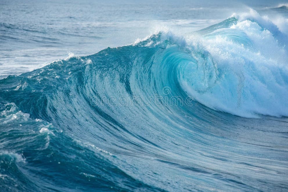 Abstract Blue Background Wave or Veil Texture Stock Illustration ...