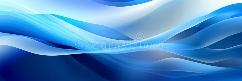 Abstract Blue Background, Wavy Banner Stock Image - Image of wavy ...