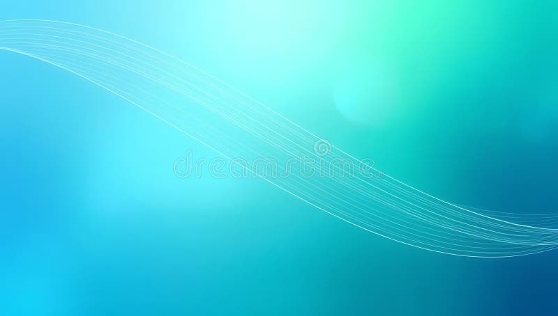 Abstract Blue Background with White Flowing Lines Stock Illustration ...