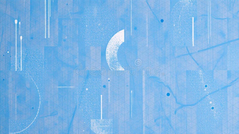 Abstract Blue Background with White Geometric Shapes Stock Illustration ... Abstract Blue Background with White Geometric Shapes Stock Illustration ...