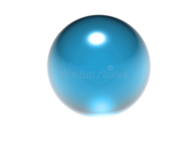 Abstract blue ball stock image. Image of electricity, blue - 1983927