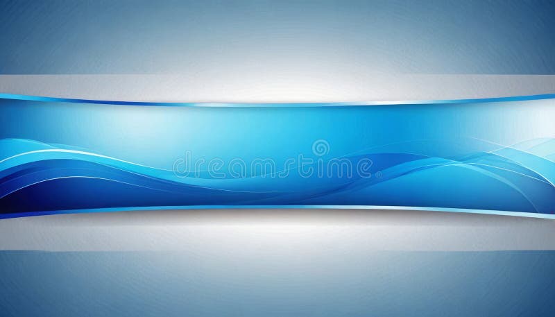 Abstract Blue Banner Background Stock Illustration - Illustration of ...
