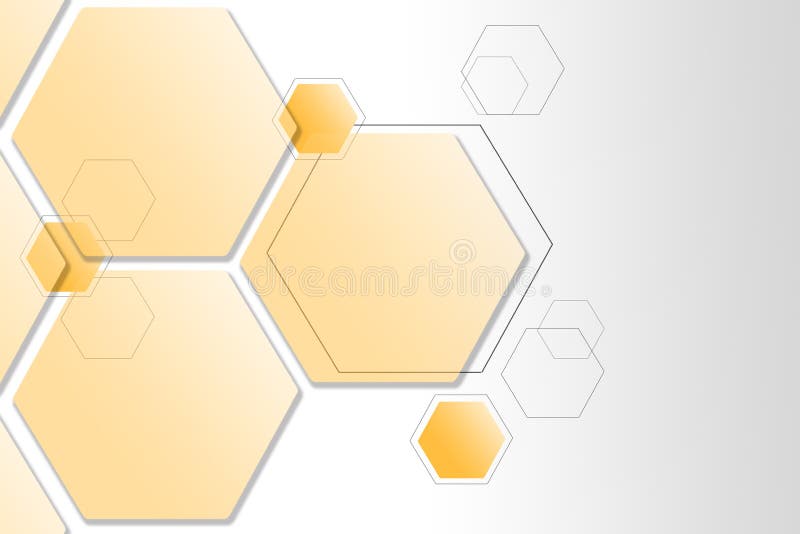 Abstract Blue Bee Hive Hexagon and Space Background Stock Illustration ...