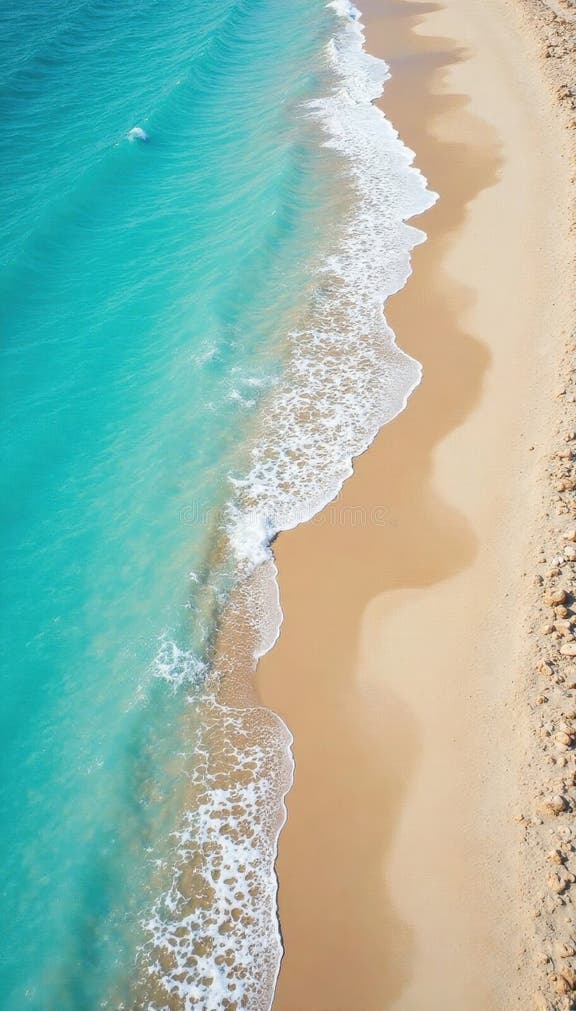 Abstract Blue Beige Beach Texture, Subtle Wave Pattern, Design, Soft ...