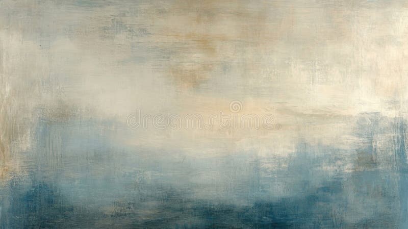 Abstract Blue Beige Gray Watercolor Painting Texture Stock Illustration ...