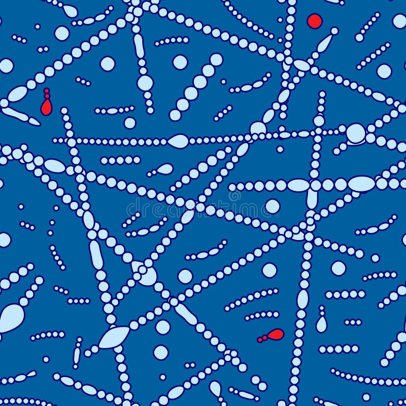 Abstract Blue Biology-theme Background Stock Vector - Illustration of ...